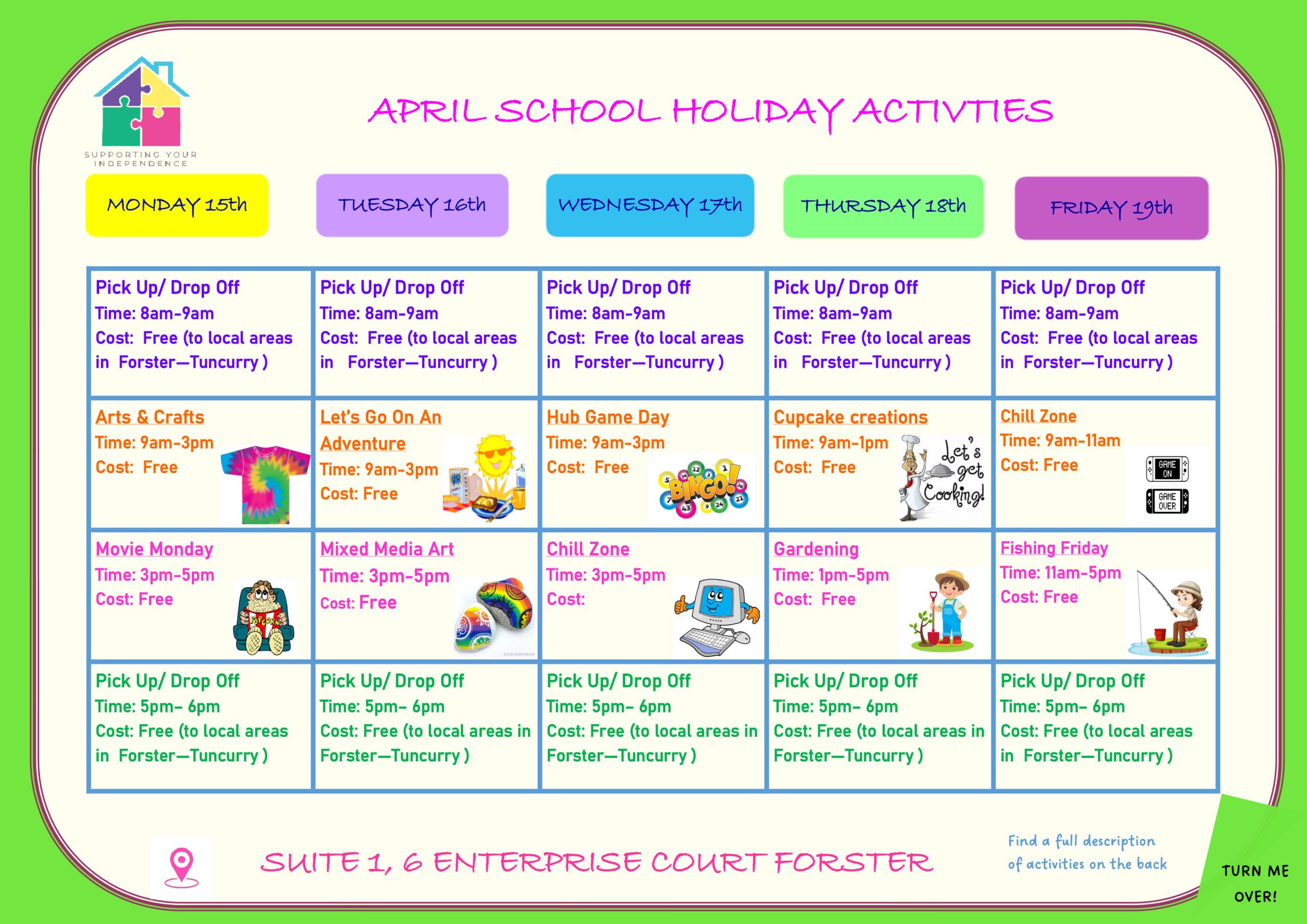 School Holiday Programs Supporting Your Independence School Holiday Programs Supporting Your Independence